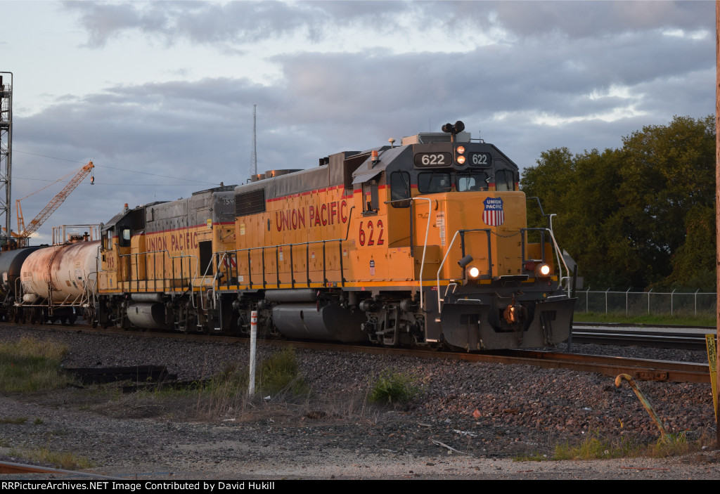 UP Engine 622 UPY 595, near ADM/Hull Ave Yard, Des Moines IA